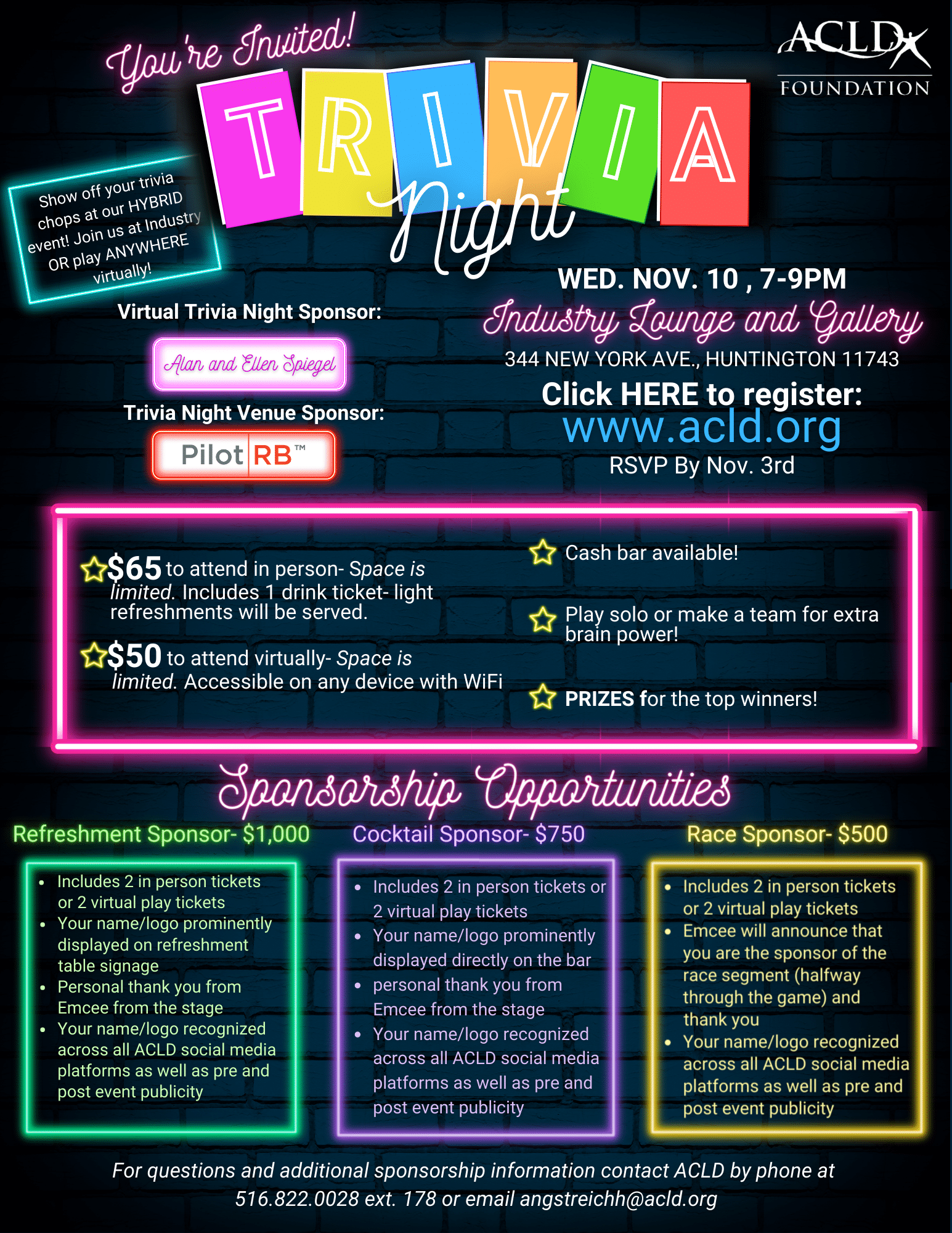 Updated Trivia Flyer (4) | Adults & Children with Learning ...