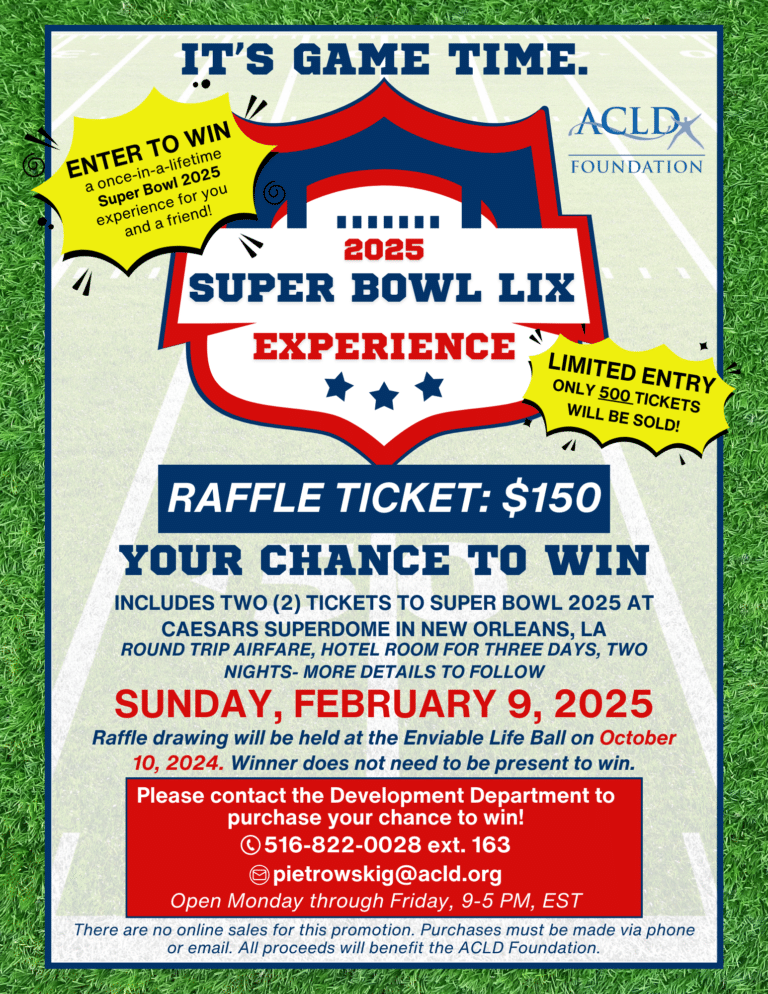 Updated.8.5×11.Super Bowl Raffle | Adults & Children with Learning ...